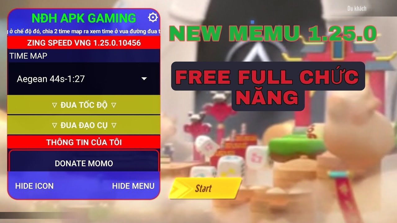NEW MENU H.a.c.k ZingSpeed Mobile 1.25.0 FREE - YouTube