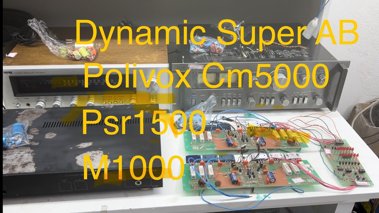 Polivox CM5000 - Dynamic Super AB - Psr1500 - Placa M1000 - YouTube
