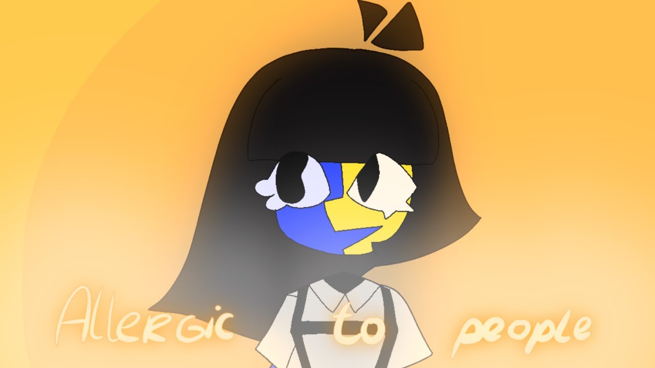 Allergic to people(Warning:Flashing lights)||ENA fan animation - YouTube