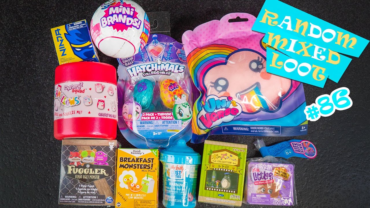 Random And Mixed Loot Opening Surprise Blind Bag Toys Unboxing #86 ...