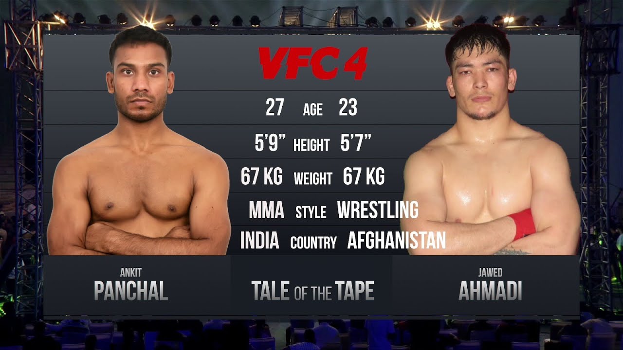 VFC 4 MMA PRO Ankit Pancha (India) vs Jawed Ahmadi(Afghanistan ...