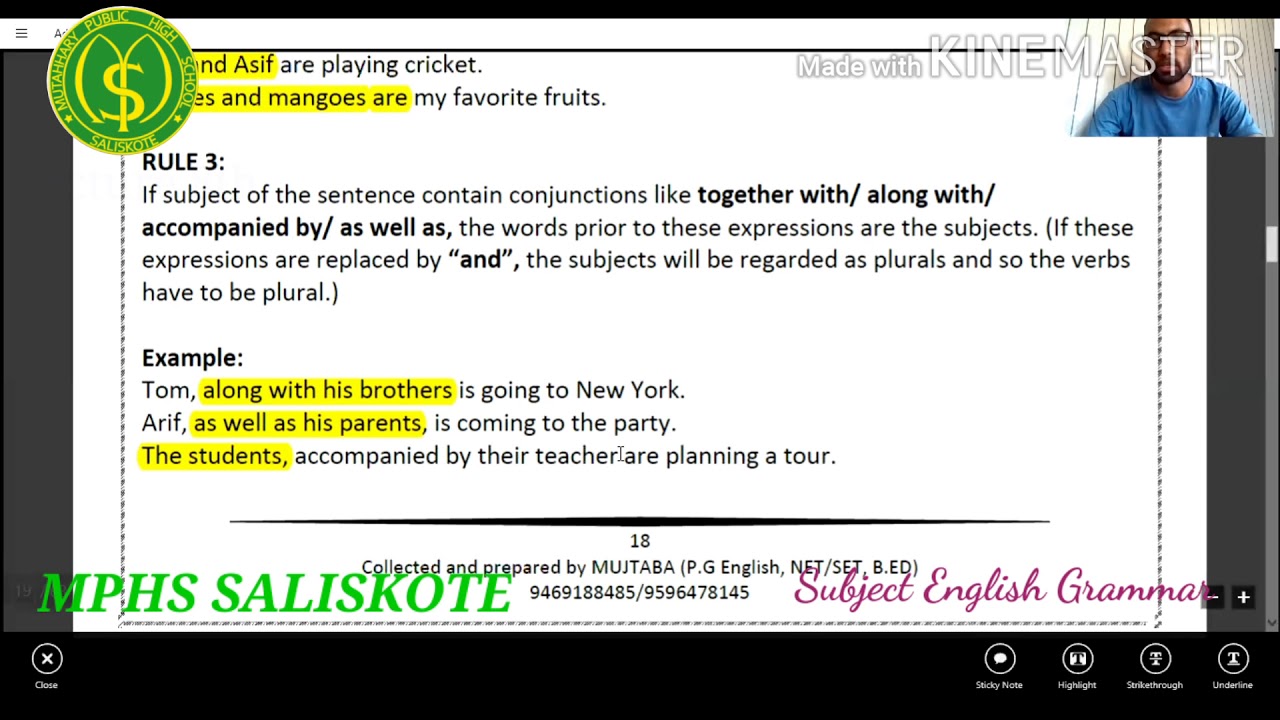 Types Of Concord In English Grammar Pdf - Design Talk