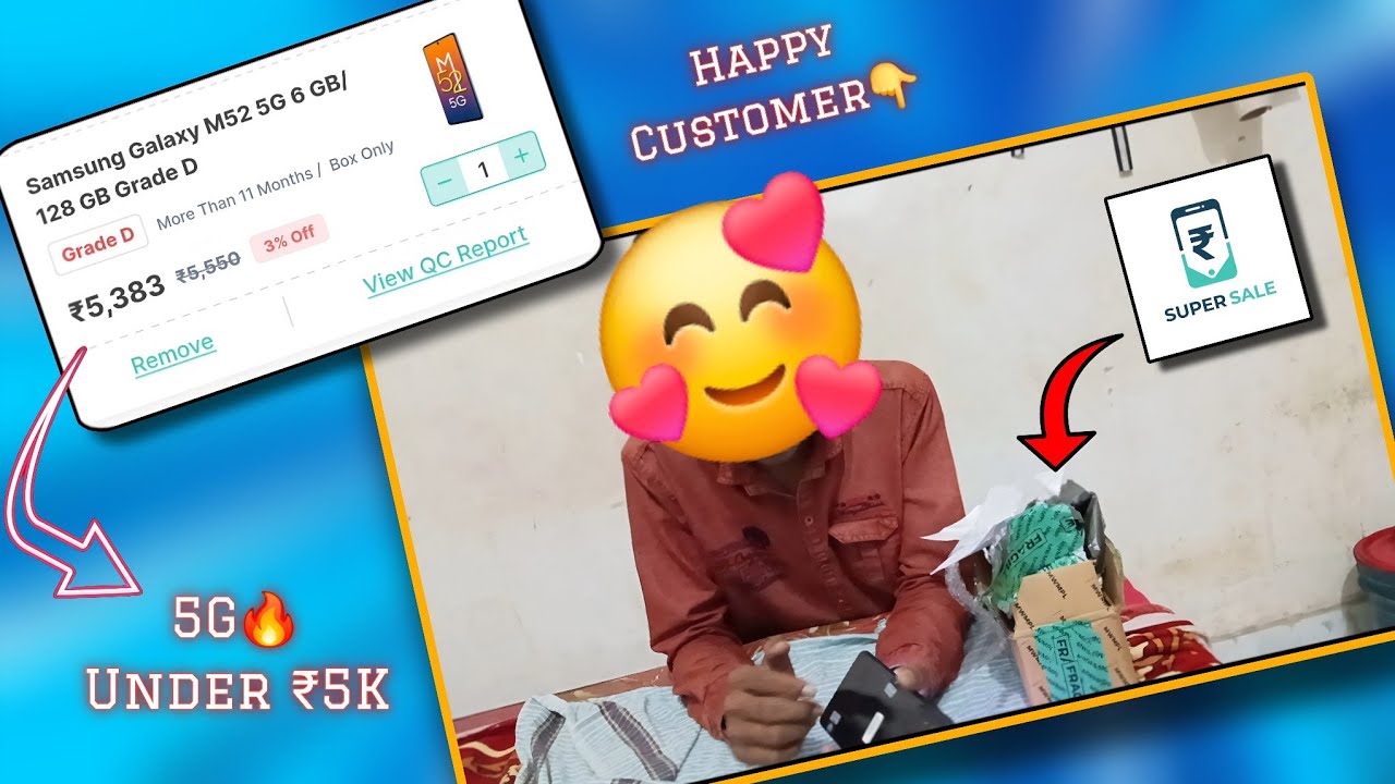 This 5G Smartphone under ₹5000🔥 Unboxing by our Happy subscriber 😛 #unboxingarmy - YouTube