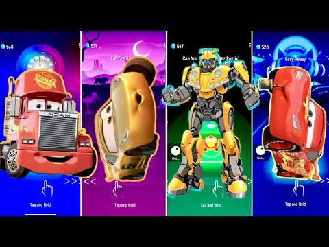 🏎️ Mack Truck vs Cruz Ramirez vs Transformers vs Lightning McQueen ...