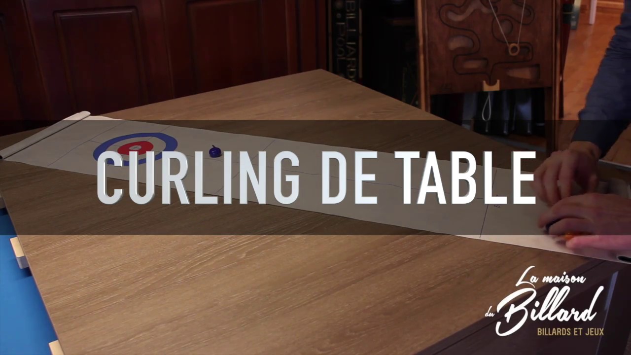 Curling de table - YouTube