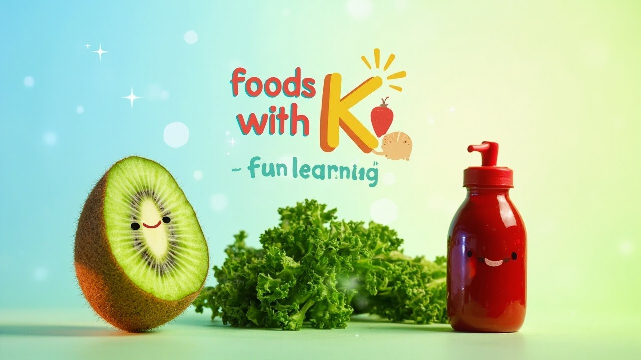 Sing & Learn Letter K Foods! Kiwi, Kale & Ketchup – Educational Song ...