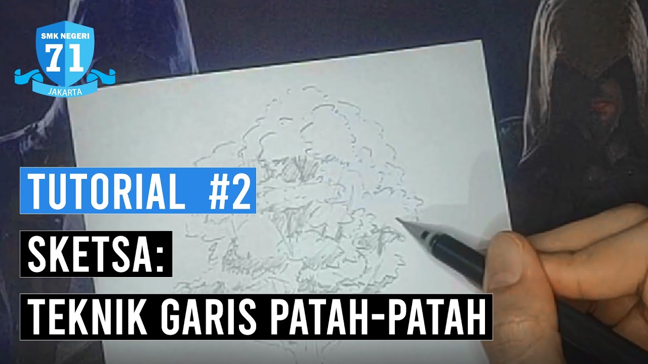 Tutorial #2: Teknik Sketsa Garis Patah-patah - YouTube