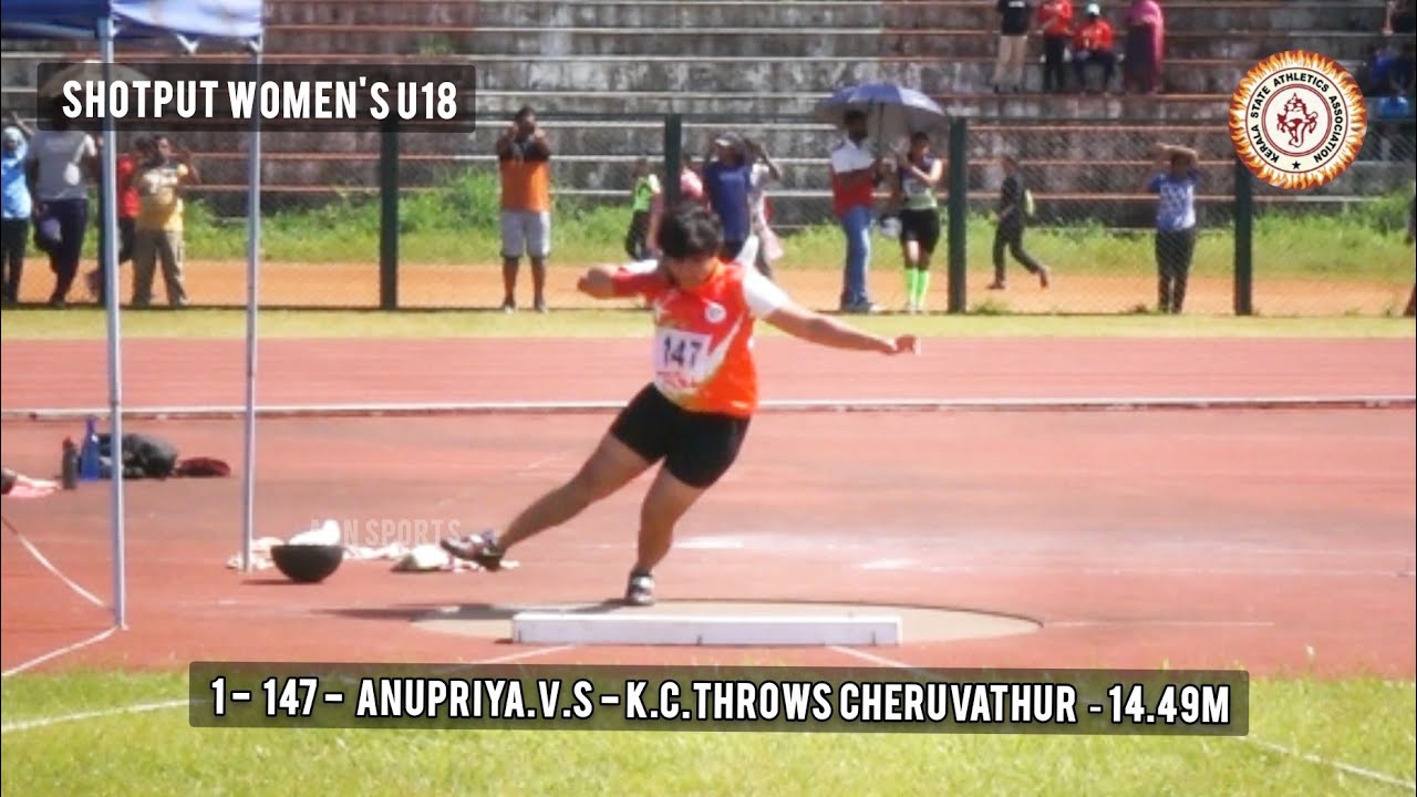 Women U18 Shotput - M.K Joseph Memorial 17th KERALA STATE INTER ...