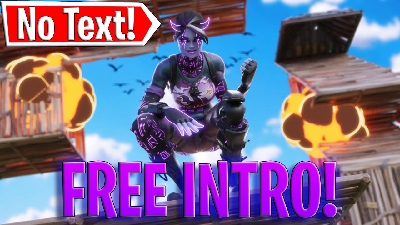 *FREE* Fortnite Intro/Outro (DARK BOMBER) + No Text! (Fortnite ...