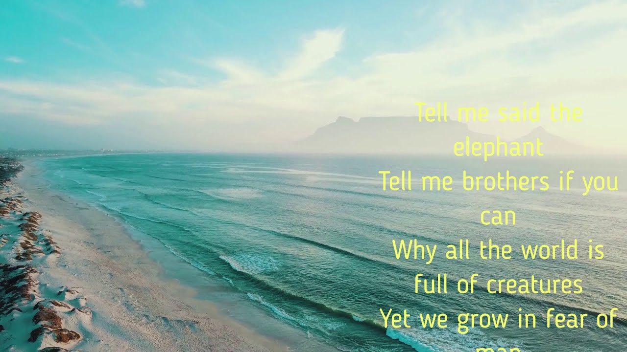 The Elephant Song - Kamahl (Yamaha Genos Cover) with Lyrics - YouTube
