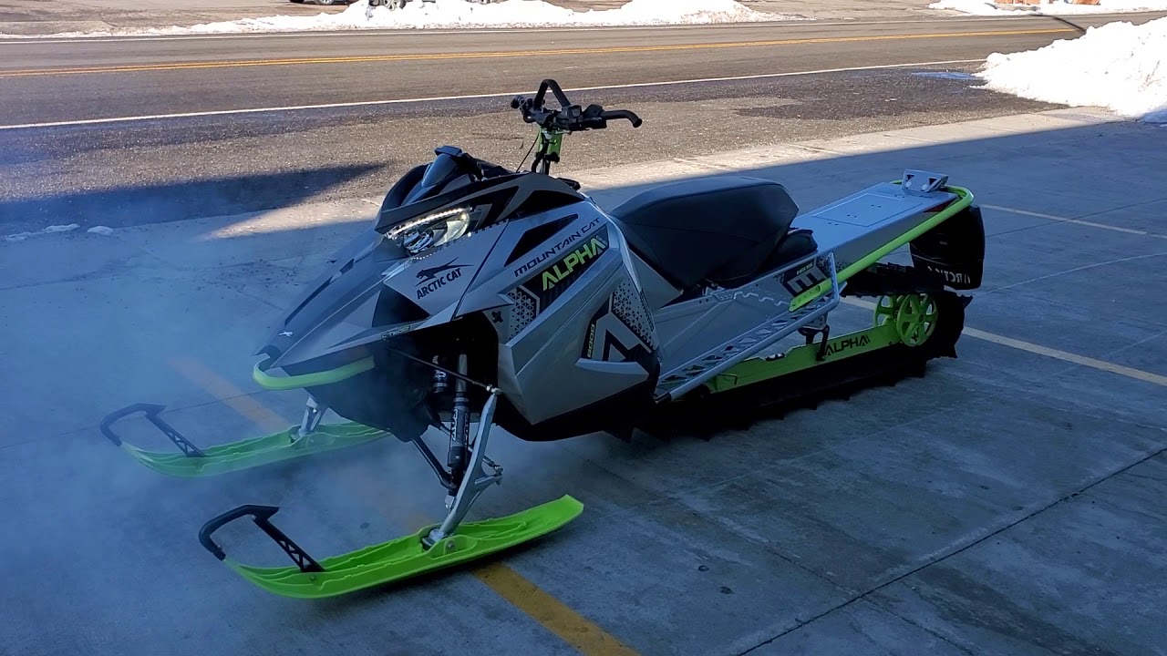 Last ARCTIC CAT ALPHA ONE finds a home! One sweet sled!!! - YouTube