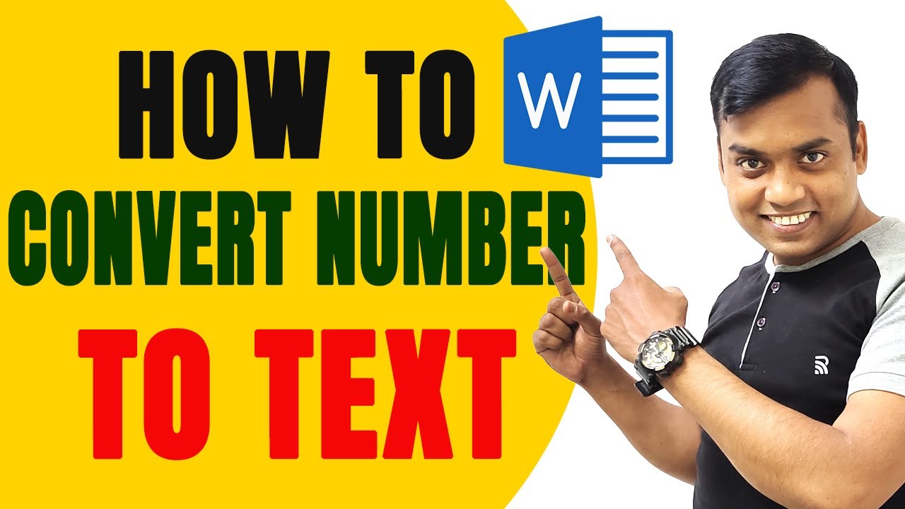 HOW TO CONVERT NUMBER TO TEXT IN MICROSOFT WORD Change Number To Word HOW TO CONVERT NUMBER TO TEXT IN MICROSOFT WORD Change Number To Word
