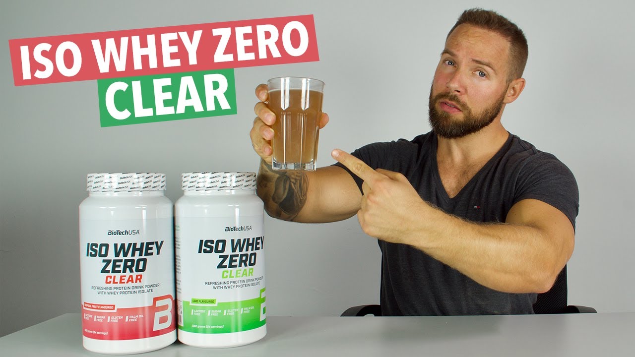 BioTech USA Iso Whey Zero CLEAR Test🍹Was ist hier der Unterschied ...