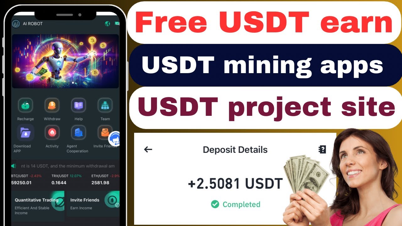 Usdt site most profitable apps | earn easy usdt today best platform ...