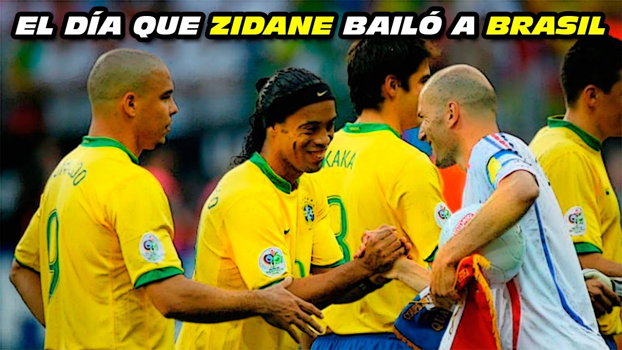 El DÍA que ZIDANE BAILÓ a BRASIL - YouTube