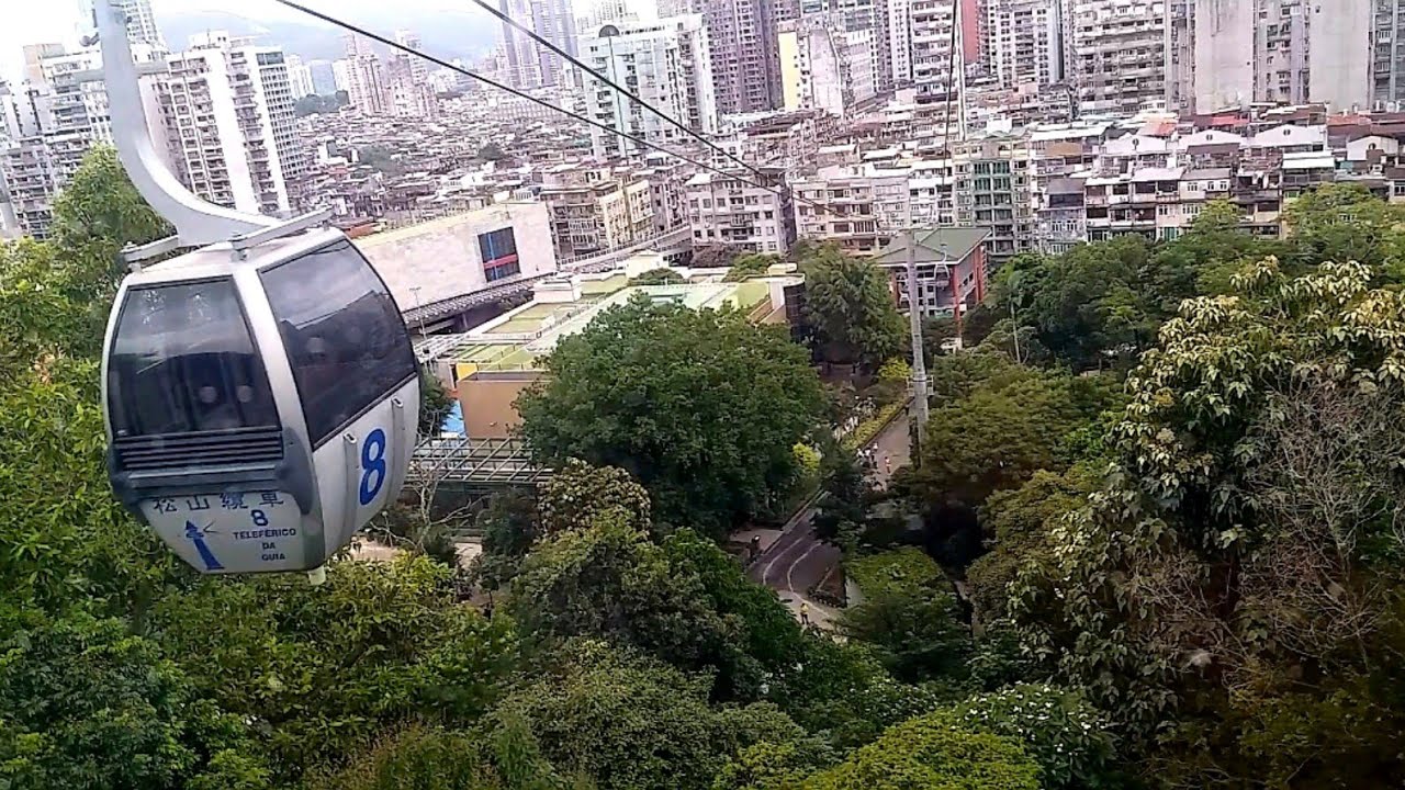 CABLE CAR RIDE IN MACAU - YouTube