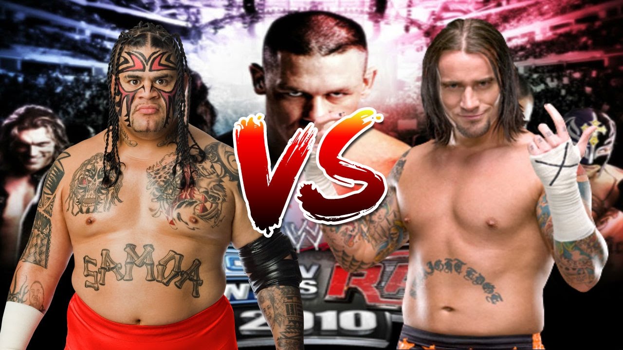 WWE Smackdown vs Raw 2010 Umaga vs CM Punk - YouTube