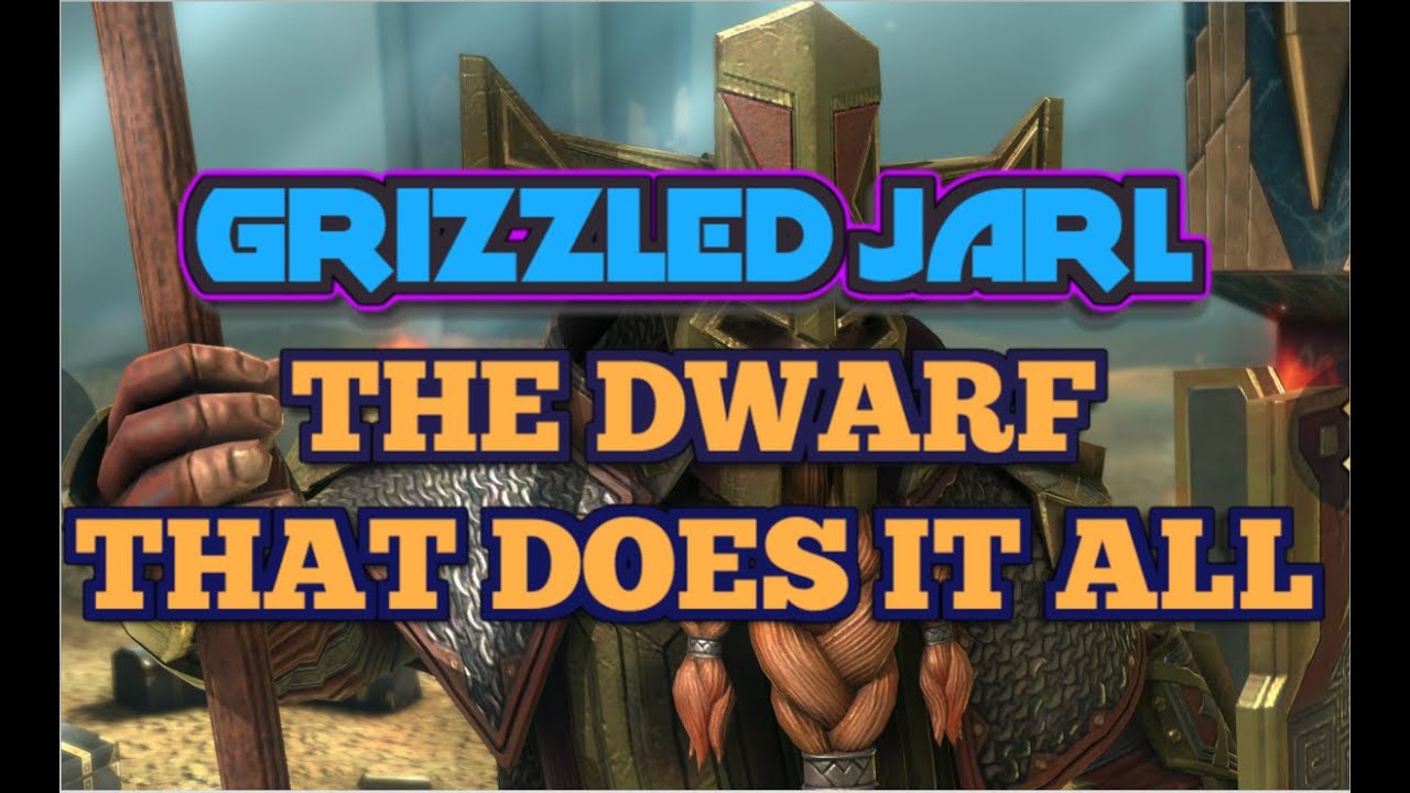 Raid: Shadow Legends| GRIZZLED JARL The Dwarf that does it all - YouTube