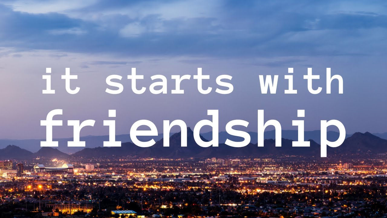 It Starts With Friendship - Our Witness - Sermon January 15th 2023 ...