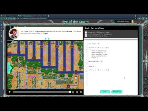 Ozaria - Javascript - Chapter 3 - Module 2 - Eye Of The Storm - YouTube