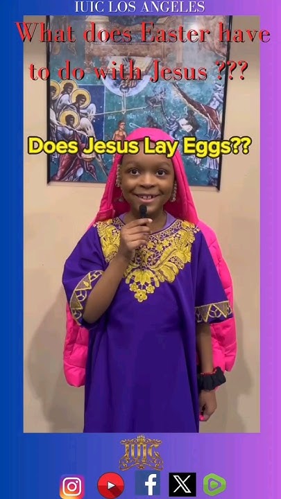 Even little kids know Easter has nothing to do with Jesus! Does your child know? - YouTube
