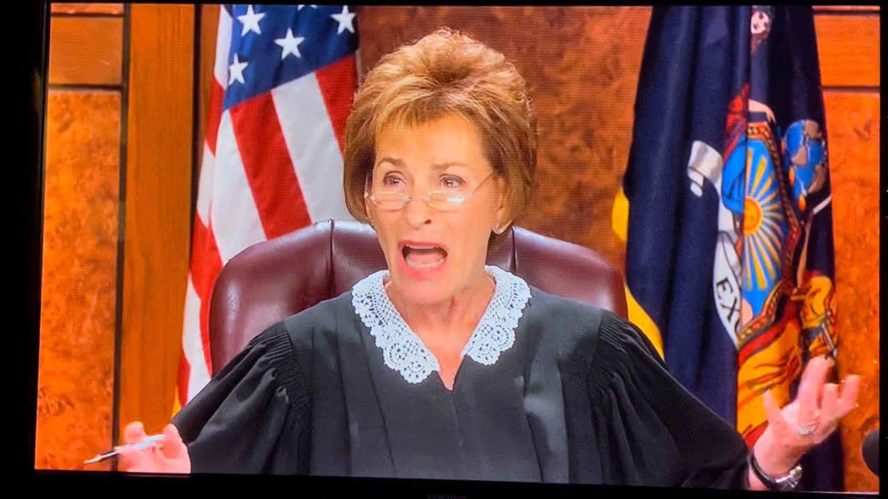 Judge Judy: what is 😲? - YouTube
