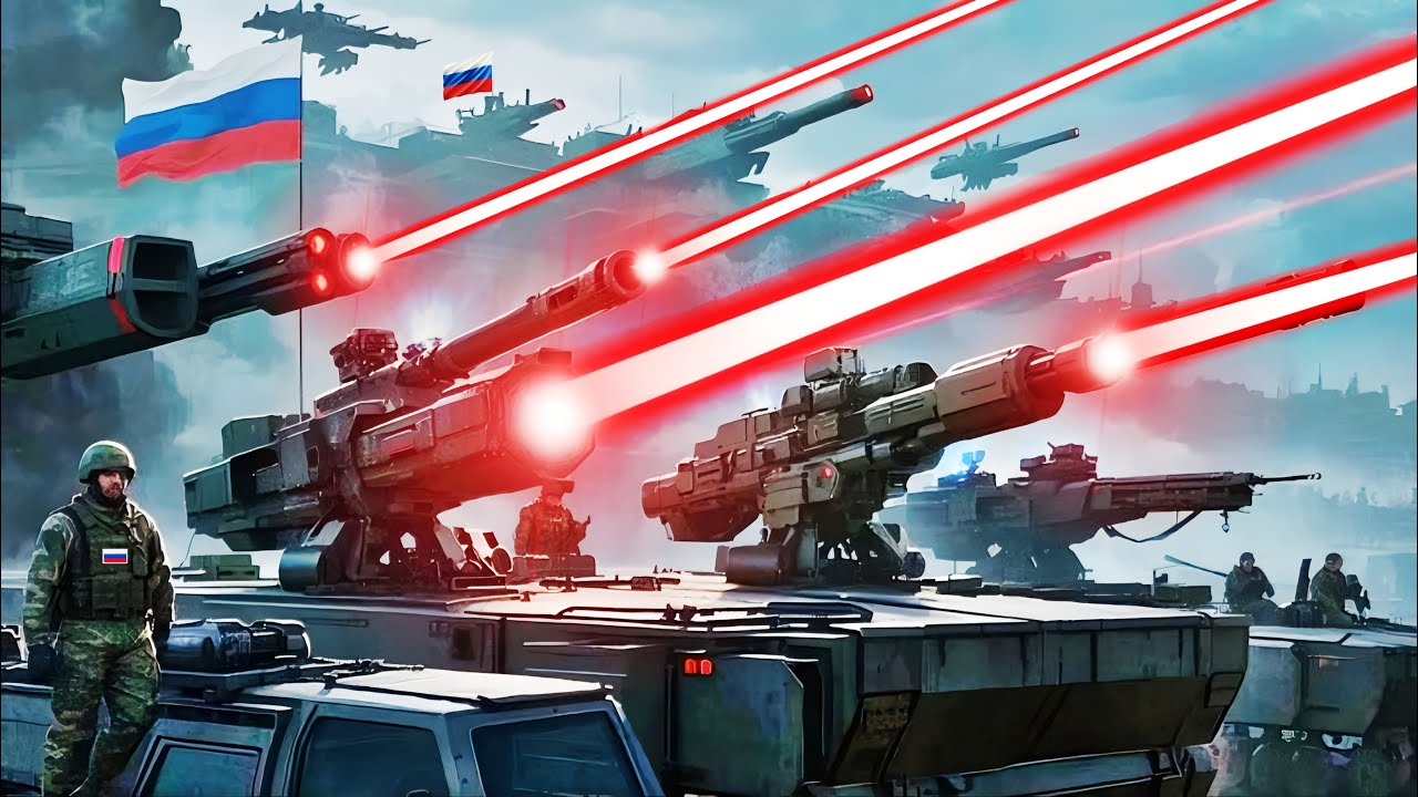 5 minutes ago! Hundreds of Russian Laser Weapons Shoot Down 750 NATO ...