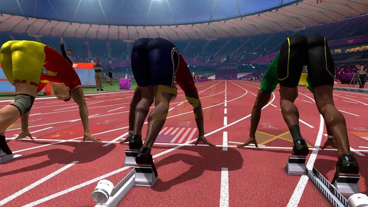 London 2012: The Official Video Game - Men's 100m - YouTube