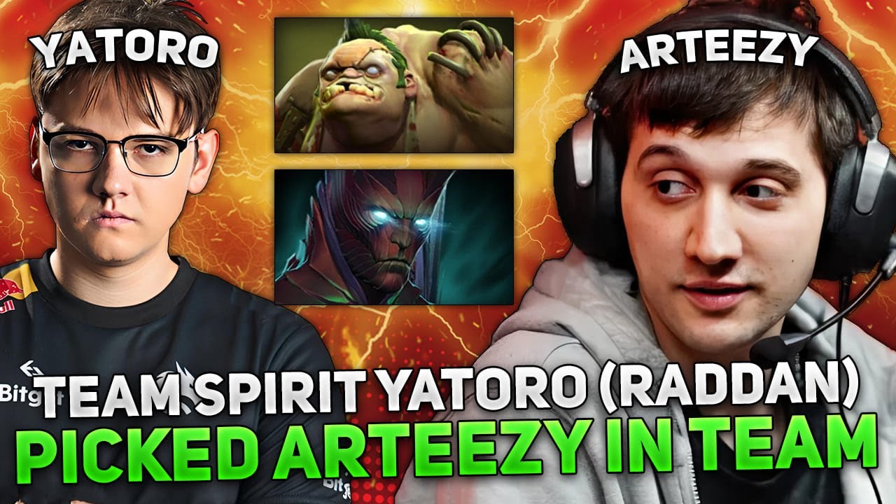 TEAM SPIRIT YATORO (RADDAN) picked ARTEEZY in TEAM THIS GAME! | RTZ on TERRORBLADE in 12.500 MMR ...