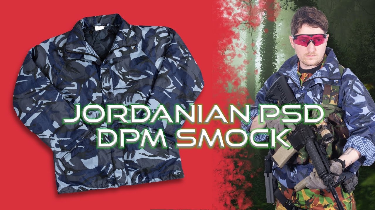 Jordanian PSD Blue DPM smock review - YouTube
