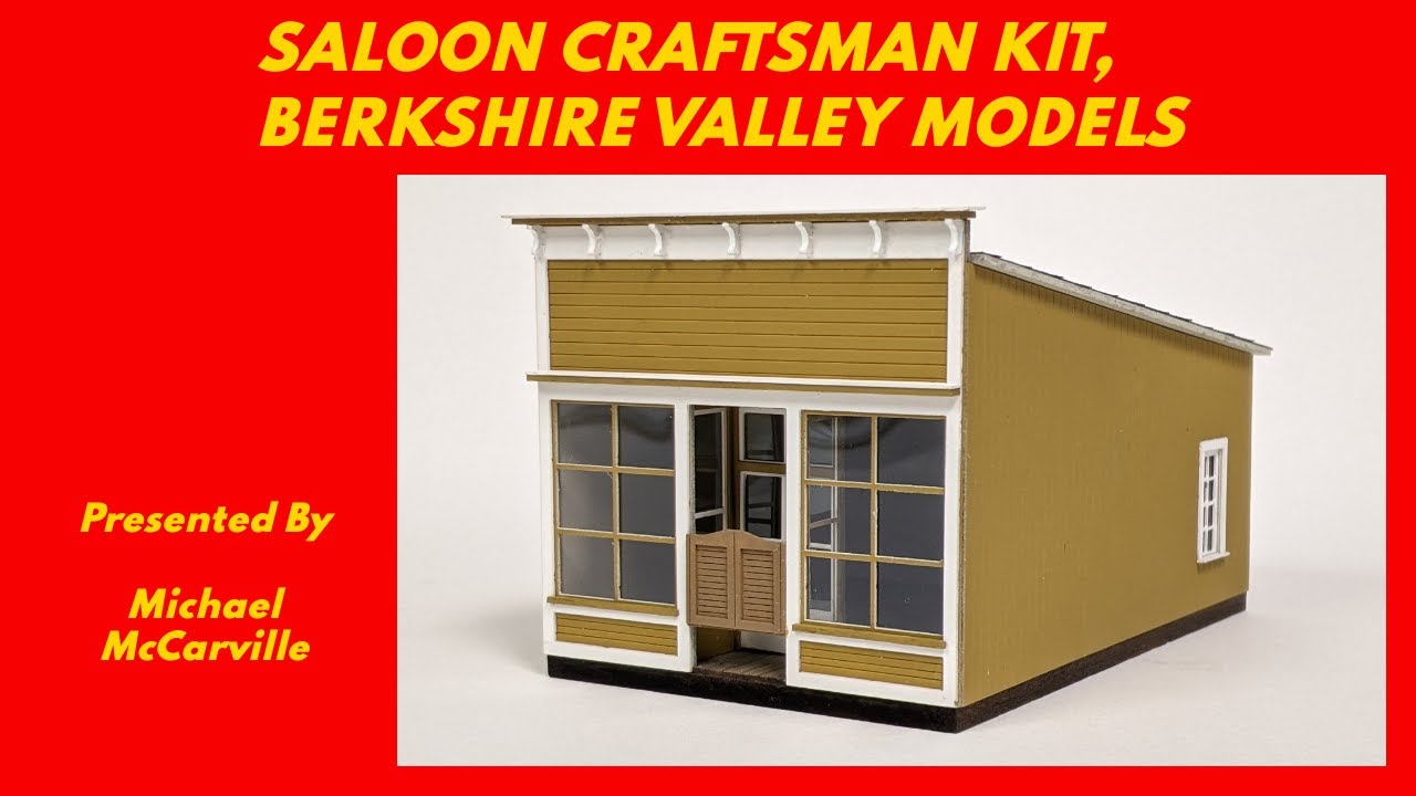 Ep 167 HOW-TO HO Scale Saloon, Berkshire Valley Models - YouTube