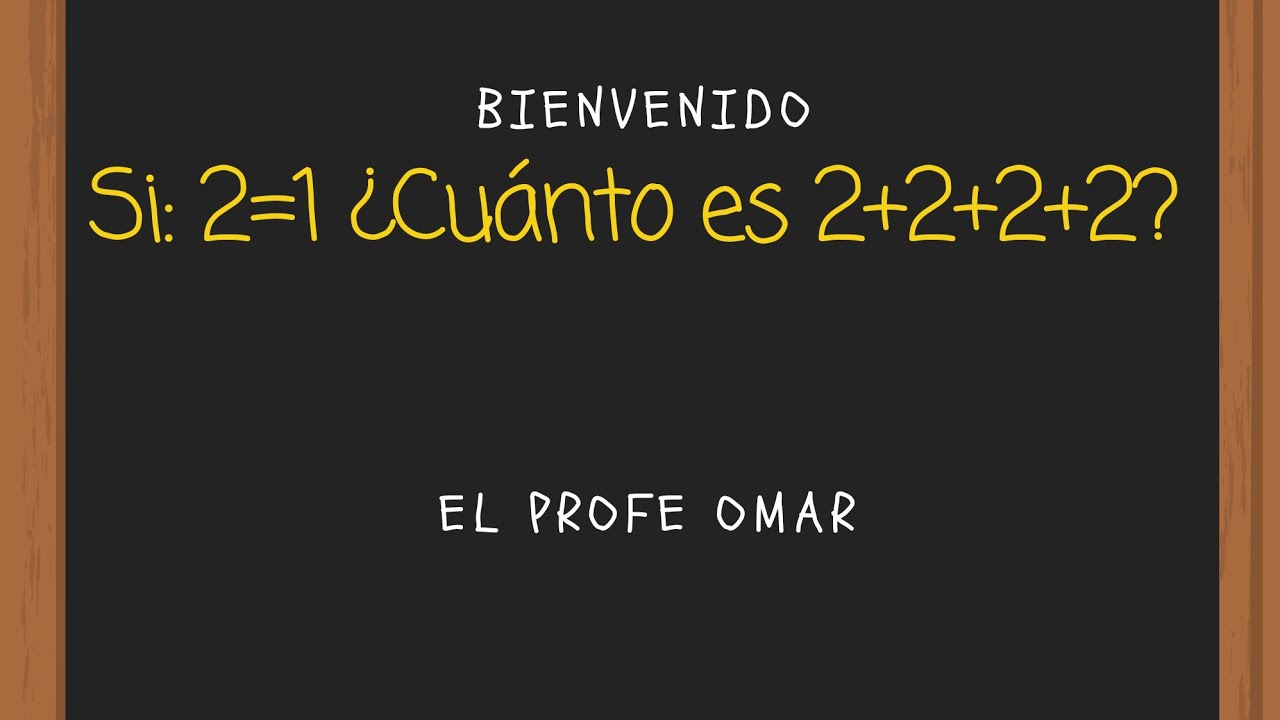 Si 2 1 Cu nto Es 2 2 2 2 Ejercicio Matem tico YouTube