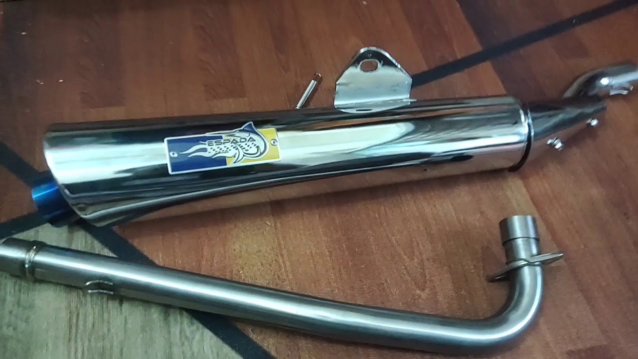 CARA PASANG EKZOS ESPADA E4 28MM KRISS 110/100 - YouTube