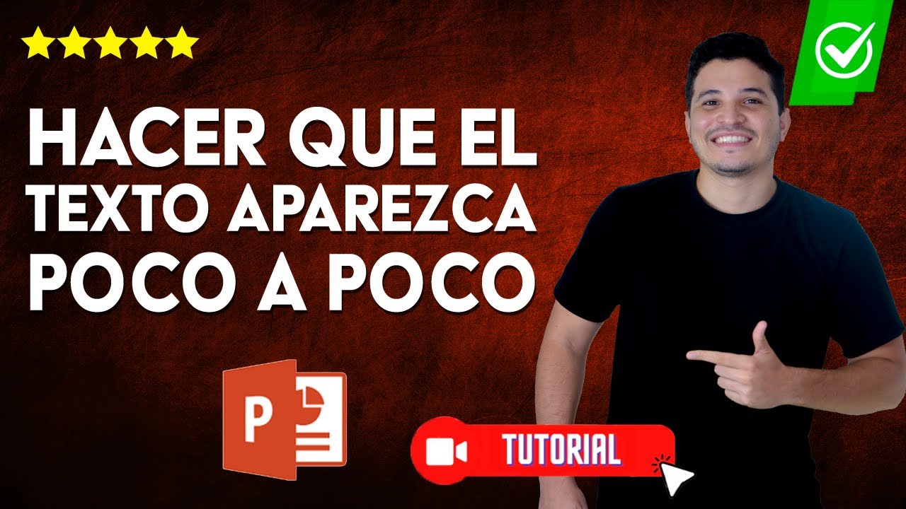 Cómo HACER que el TEXTO APAREZCA poco a poco en Power Point | Paso a ...