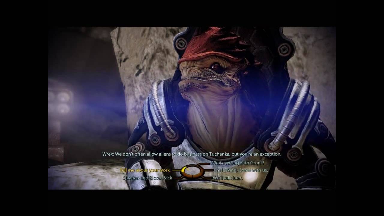 Mass Effect 2: Meeting Wrex - YouTube