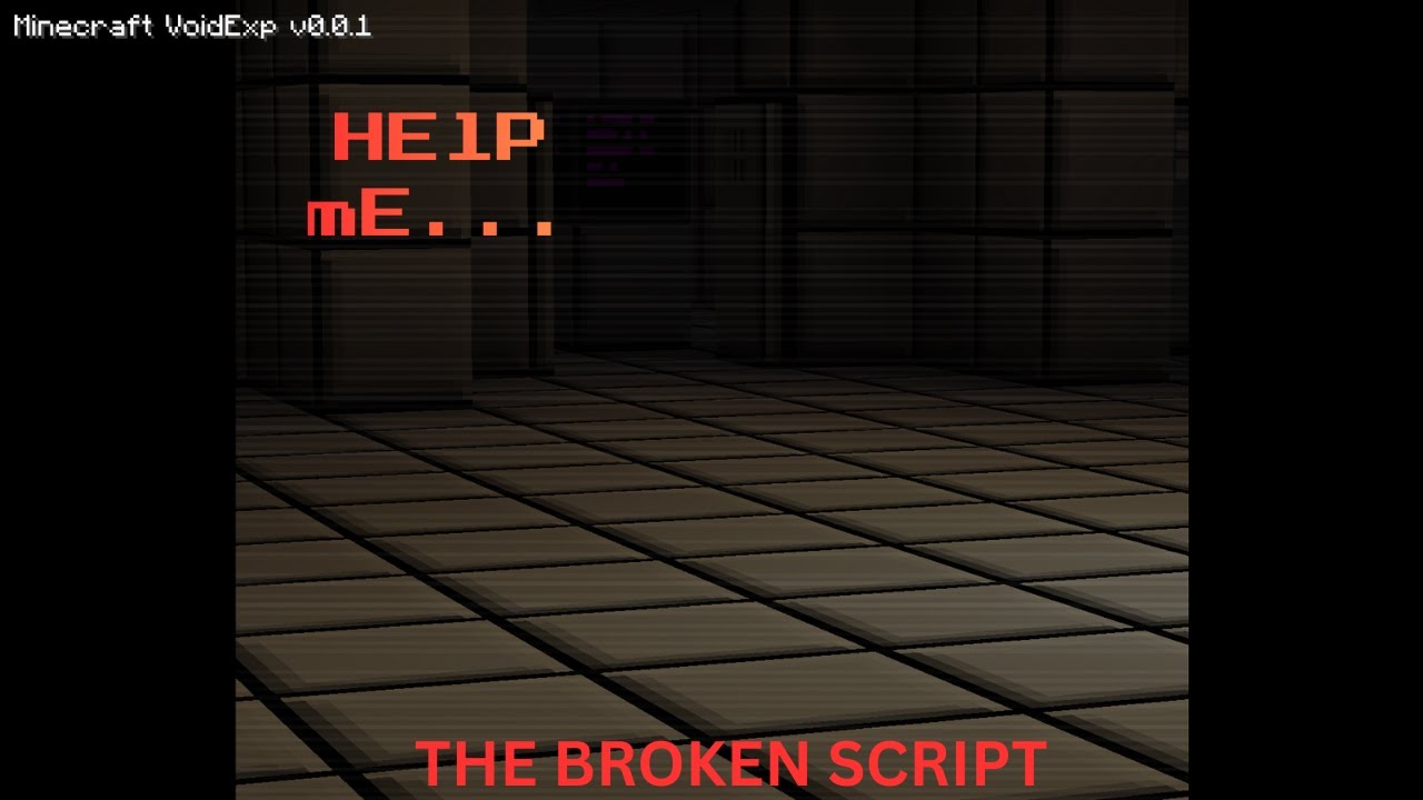 This Minecraft Horror Mod Corrupted My World--The Broken Script PART 1 ...