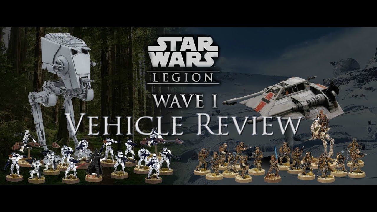 Star Wars Legion Wave 1 Vehicle Review - YouTube