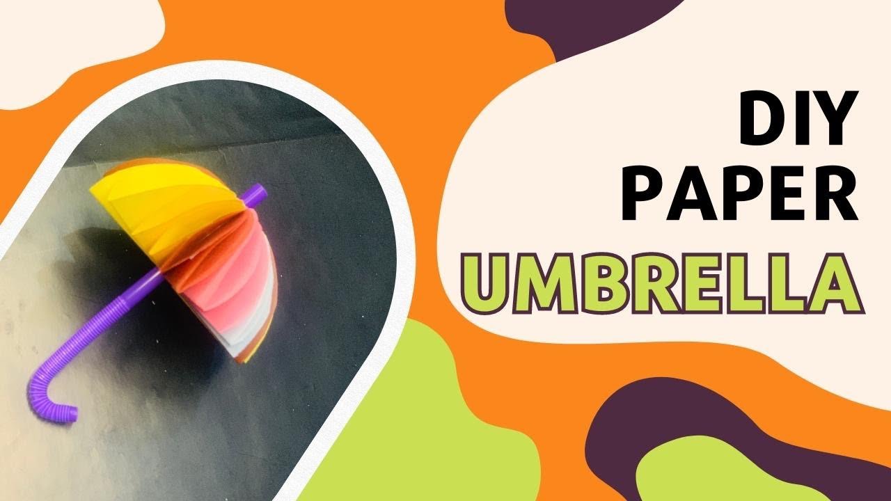 DIY Handmade Paper Umbrella 💕| DIY Paper Crafts - YouTube