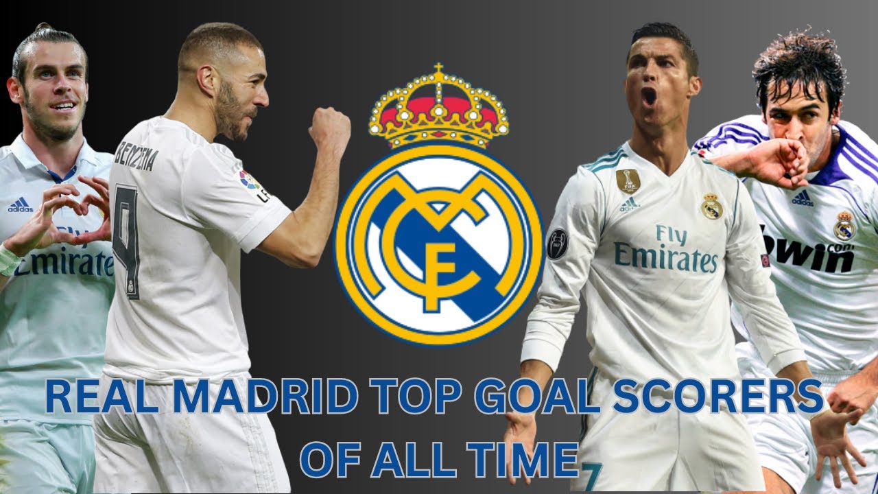 REAL MADRID TOP GOAL SCORERS OF ALL TIME (TOP 25) - YouTube