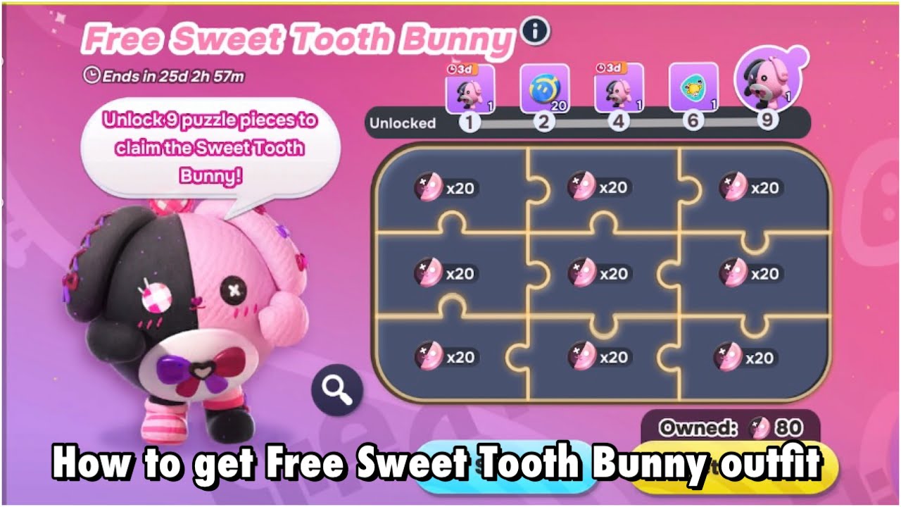 How to get Free Sweet Tooth Bunny outfit- Eggy Party - YouTube