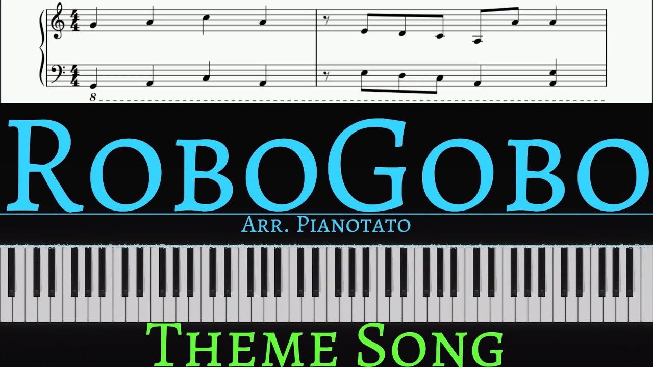 Disney Jr.'s RoboGobo Theme Song | Piano cover by Pianotato - YouTube