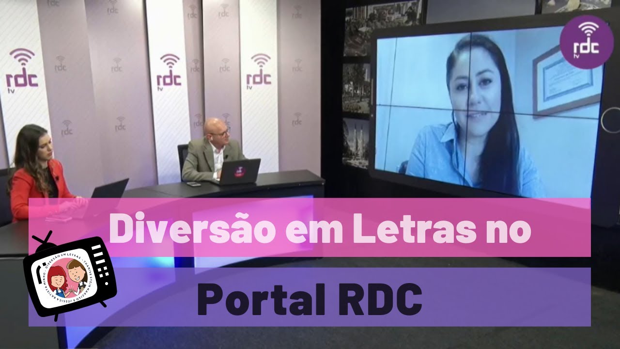 DIVERSÃO EM LETRAS NO PORTAL RDC | com BAILARINAS TAMBÉM CHORAM - YouTube