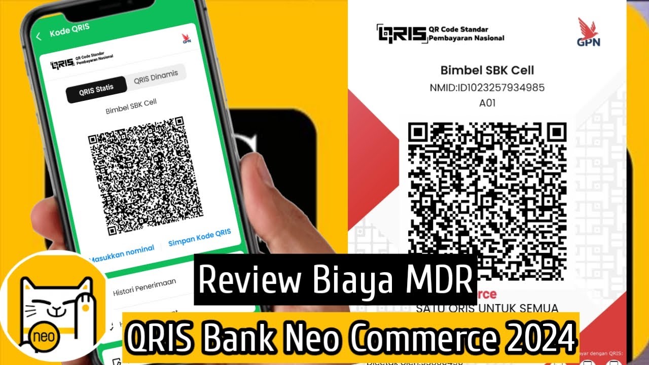 Review Biaya MDR QRIS Bank Neo Commerce 2024 - YouTube