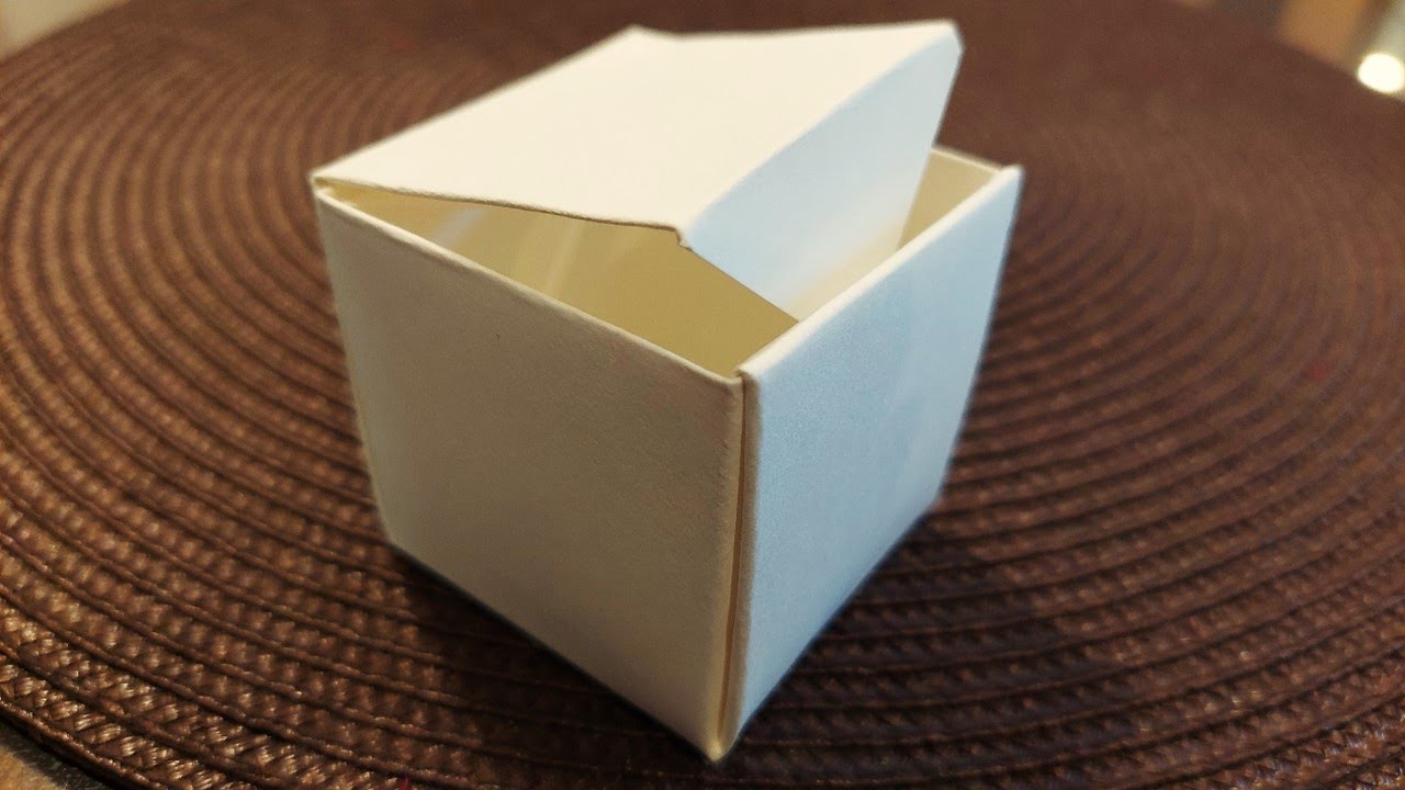 🎁 ORIGAMI GIFT BOX With LID! 🗳️ Step By Step Easy Tutorial~ - YouTube