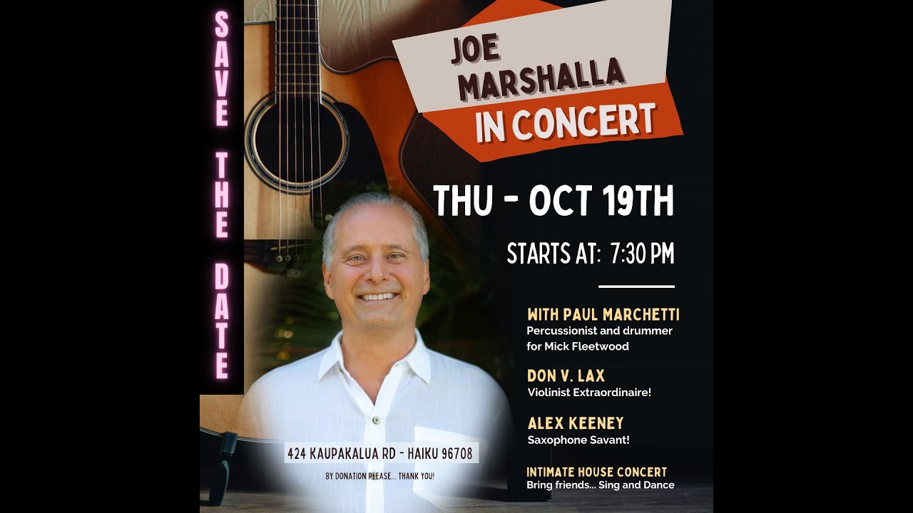 Joe Marshalla Live - Oct 19th - YouTube
