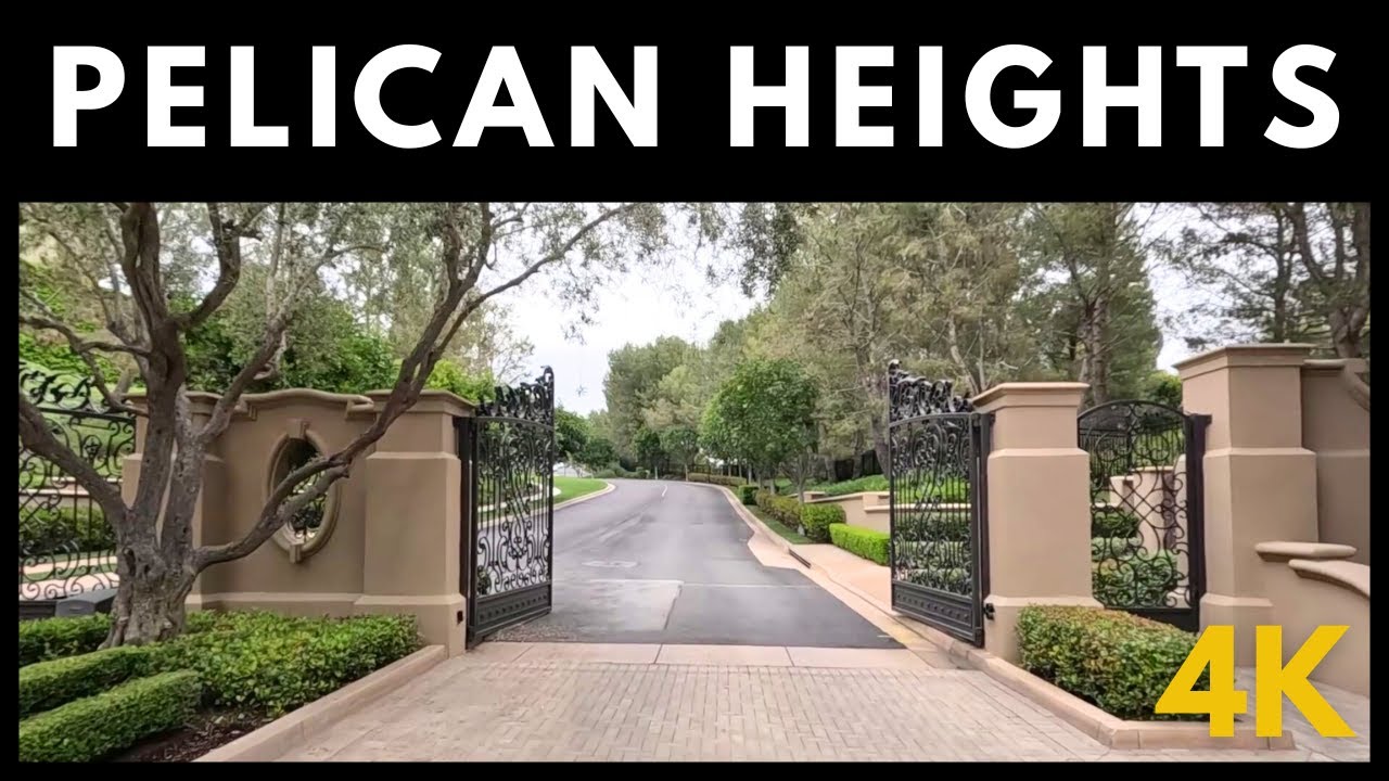 CALIFORNIA 4k - Pelican Heights Exclusive Community - Driving Around ...