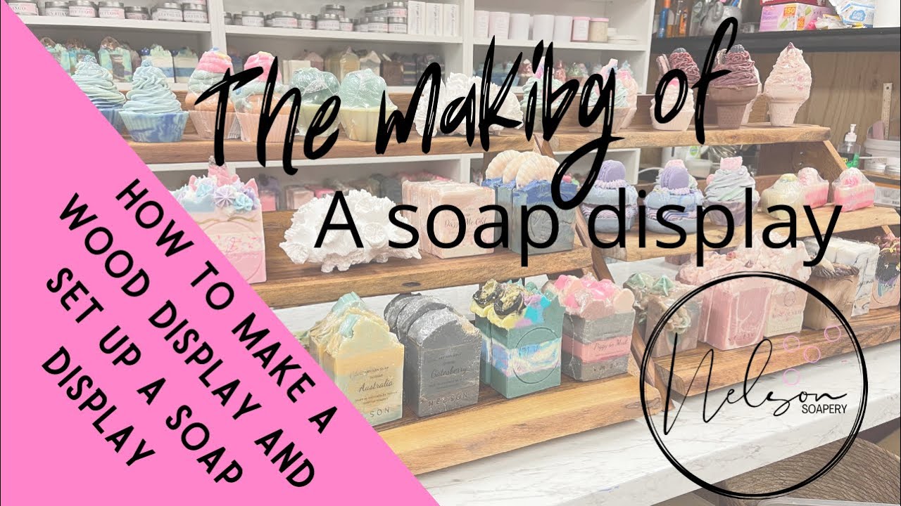 How to make a wood market display for soaps, candles or products using ...