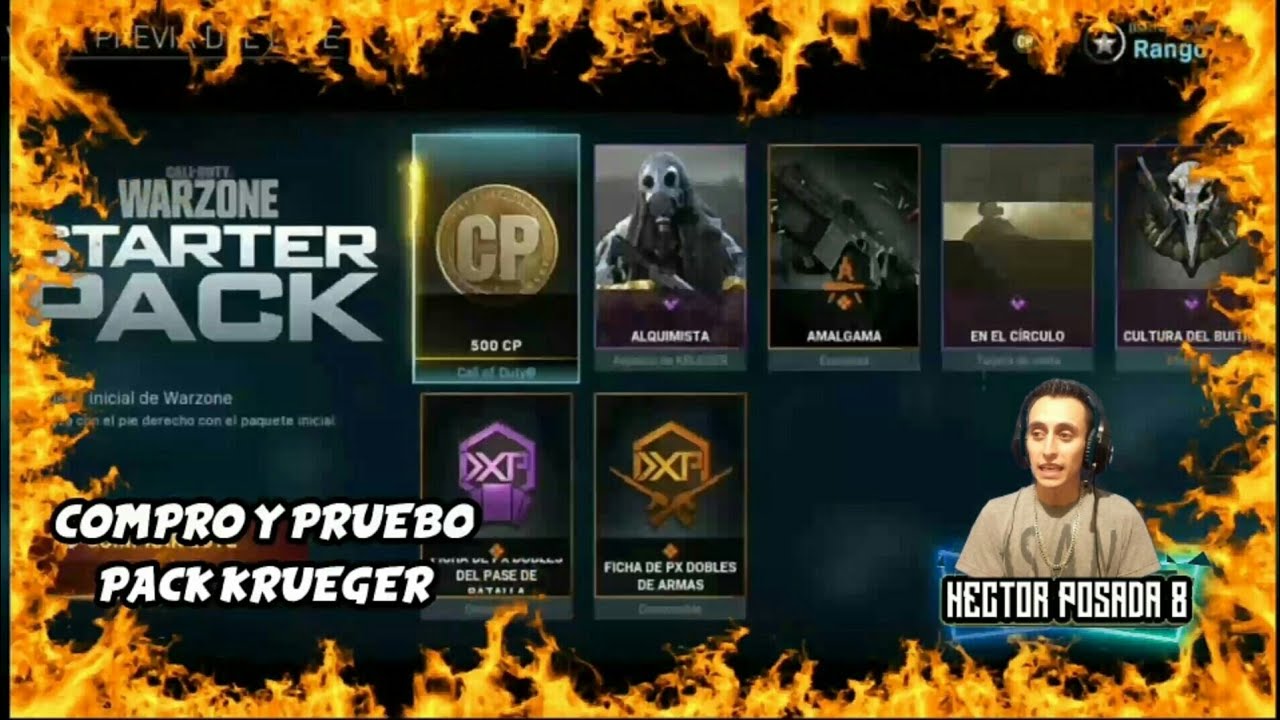 Compro Starter Pack KRUEGER Call of Duty MW y Warzone - YouTube