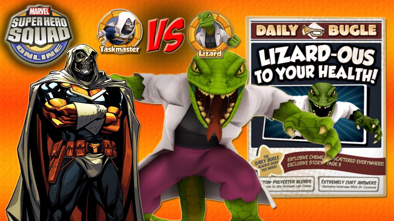Super Hero Squad Online Lizard-ous To Your Health! with Taskmaster ...