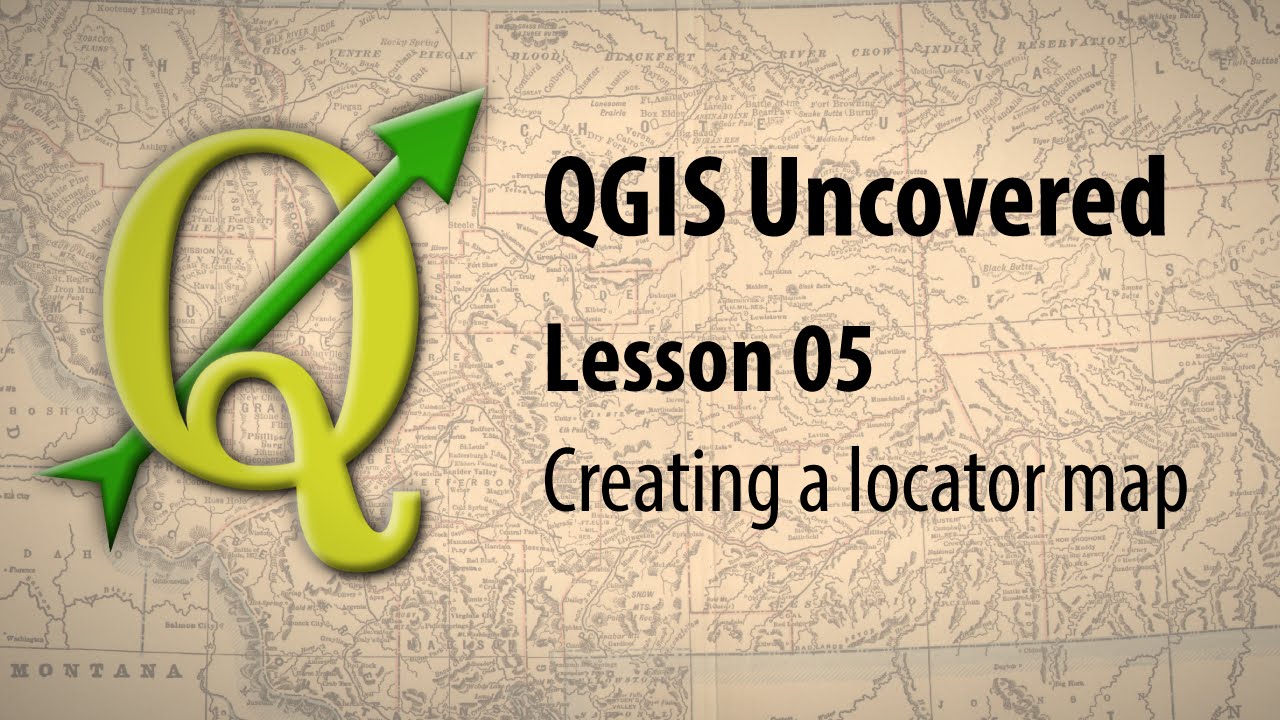 QGIS lesson 05 – Creating a locator map - YouTube